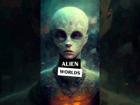 Alien Worlds - AI Generated #shorts #art #aiart #aiartwork #aiartist #aliens #alien #space #universe