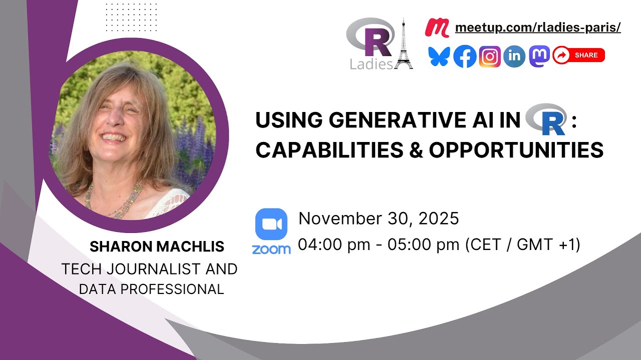 Using Generative AI in R: Capabilities & Opportunities  | Sharon Machlis