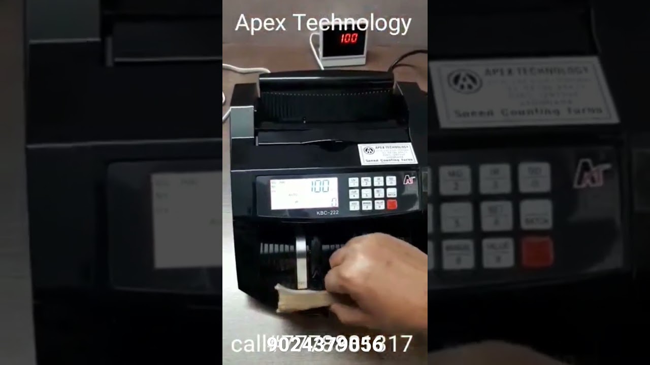 cash counting machines for Apex Technology