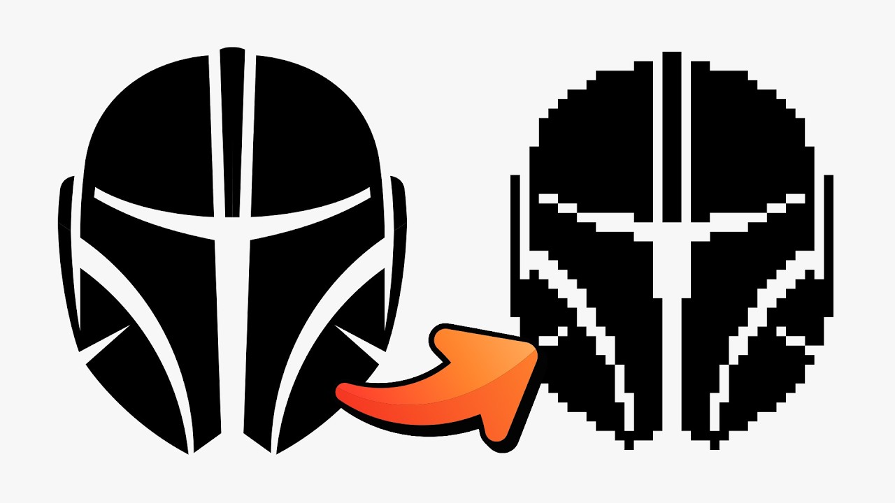 How to create pixel art in Illustrator using Object Mosaic