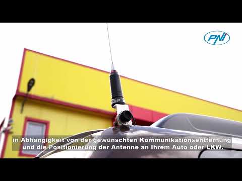 CB PNI ML50 Antenne, Länge 48cm mit RG58 Anschlusskabel 3,5 Meter DE