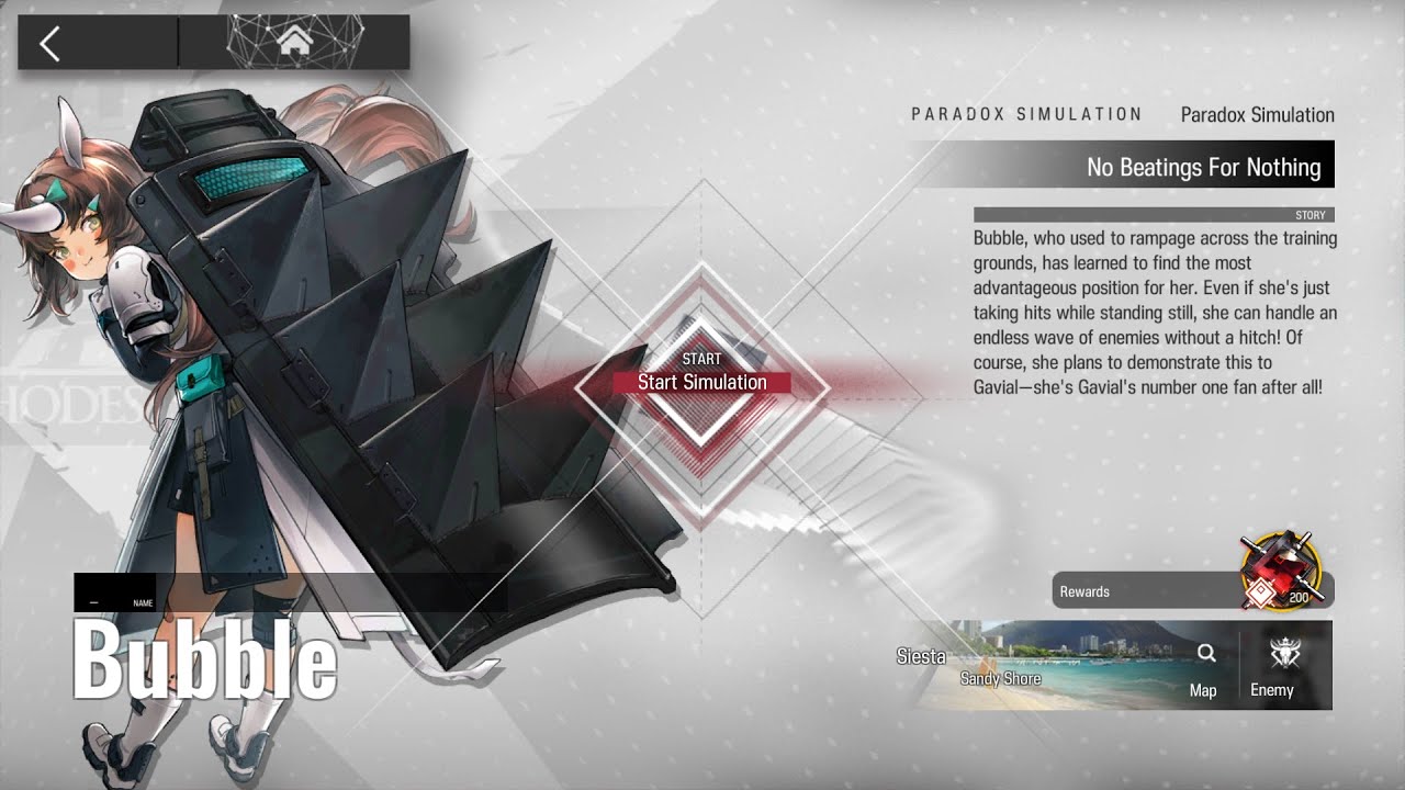 Arknights Paradox Simulation Bubble Guide
