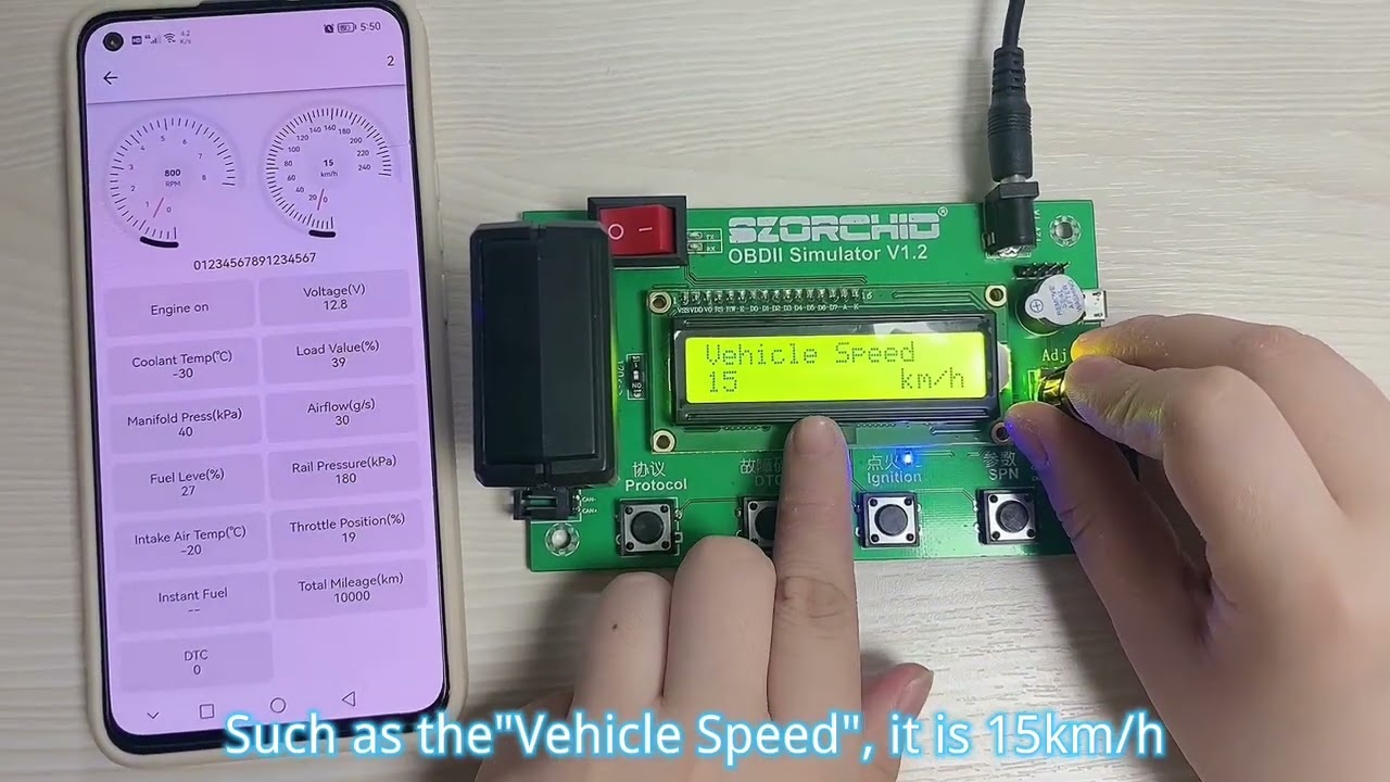 SZORCHID OBD simulator