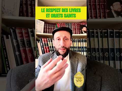 Respect des livres et objets saints. #Torah #rav #shorts #rabbipintofrançais #cohensolal #machiah