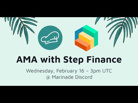 Solana ecosystem AMA with Marinade: Step Finance