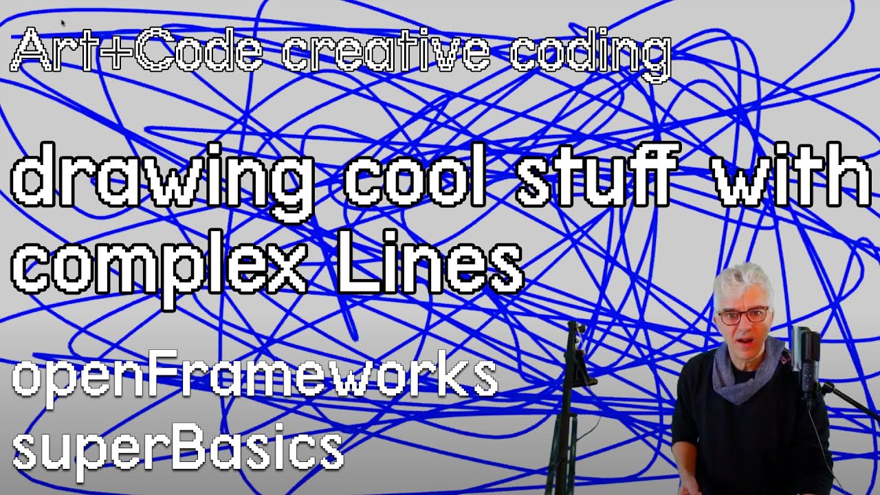 Deeper generative drawing with complex lines - tutorial: openFrameworks superBasics e07