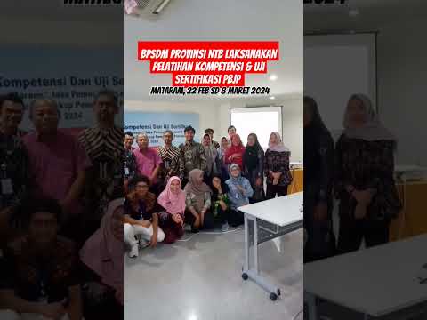 👍 Luar biasa, BPSDM Prov NTB laksanakan pelatihan & uji sertifikasi PBJP Level 1 #lombok #ntb #test