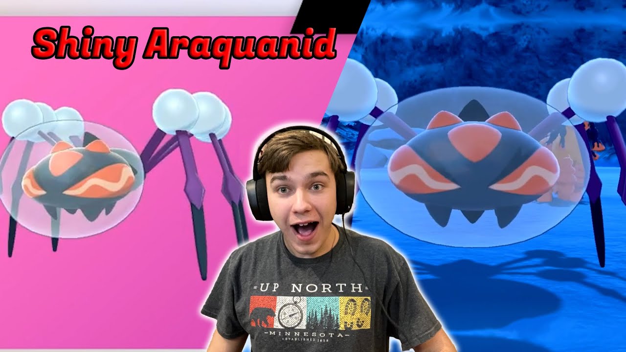 Shiny Araquanid #752 in Pokémon Sword and Shield