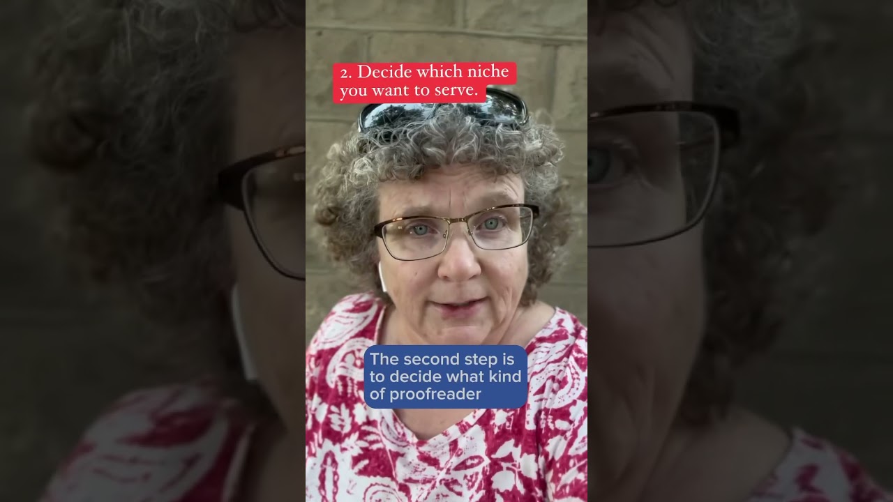 The First 3 Steps to Becoming a Freelance Proofreader #proofreading #freelancingwork #ytshortsvideo