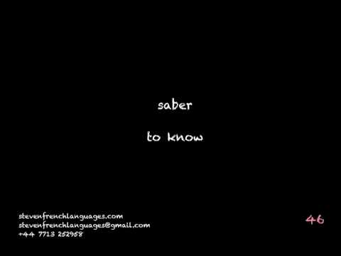 High frequency words in Spanish - 41 to 50