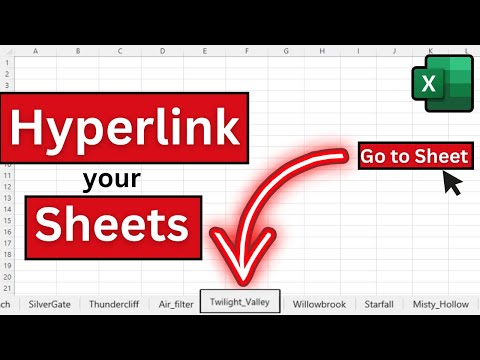 Link Every Worksheet to a Master Sheet - Excel Organization Tips