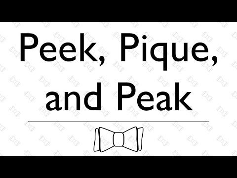 Usage Rules | Hümdinger’s Cat Learns about Peek, Pique, and Peak
