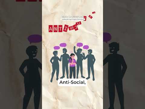 PREFIX 'ANTI' | Mastering Prefixes for Better Vocabulary | #LearnEnglish with WRITERS AT WORK