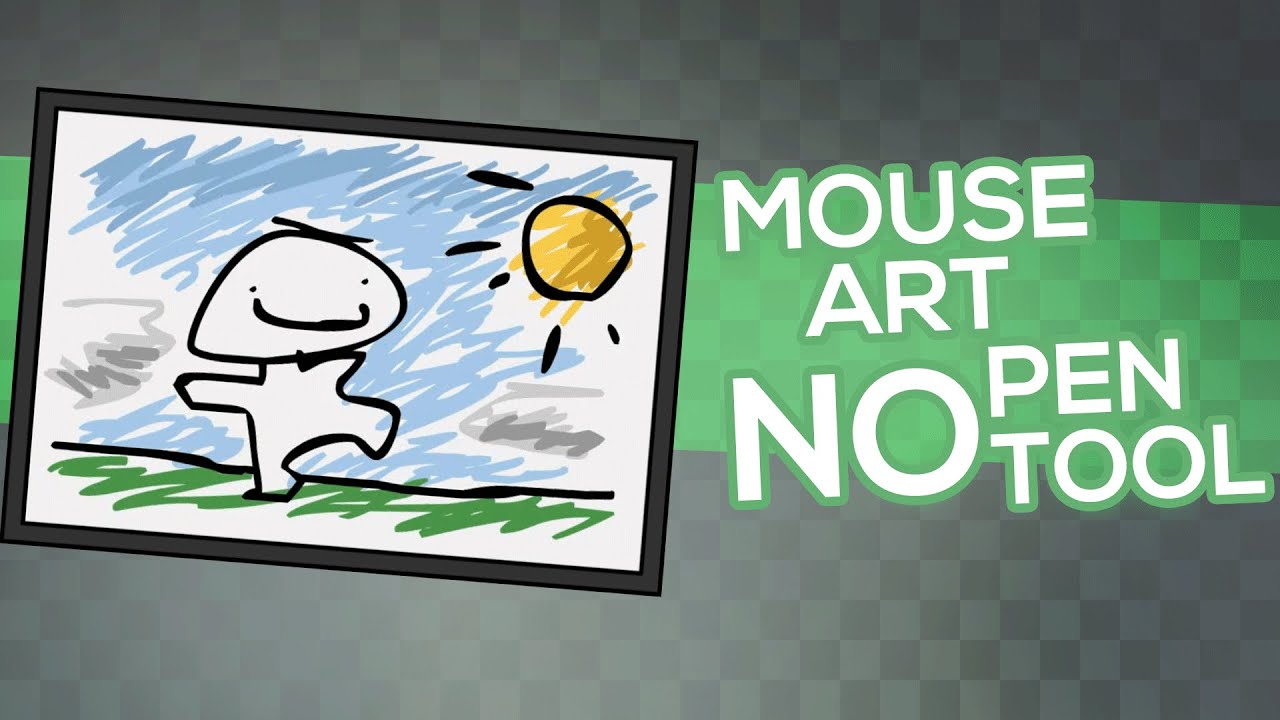 Vector Illustration with a Mouse (No Pen Tool) - Flash CS5 Tutorial