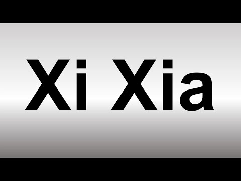 How to Pronounce Xi Xia