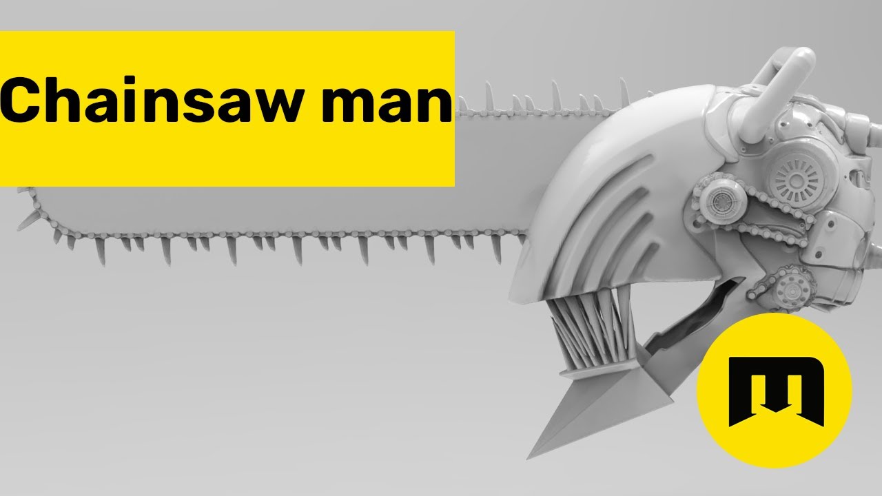 Chainsaw man (3D model ready for 3D printing)