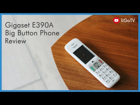 Gigaset E390A Big Button Cordless Phone Review | liGo.co.uk