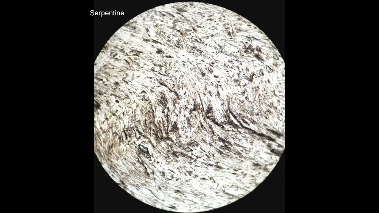 Serpentine tutorial Optical mineralogy