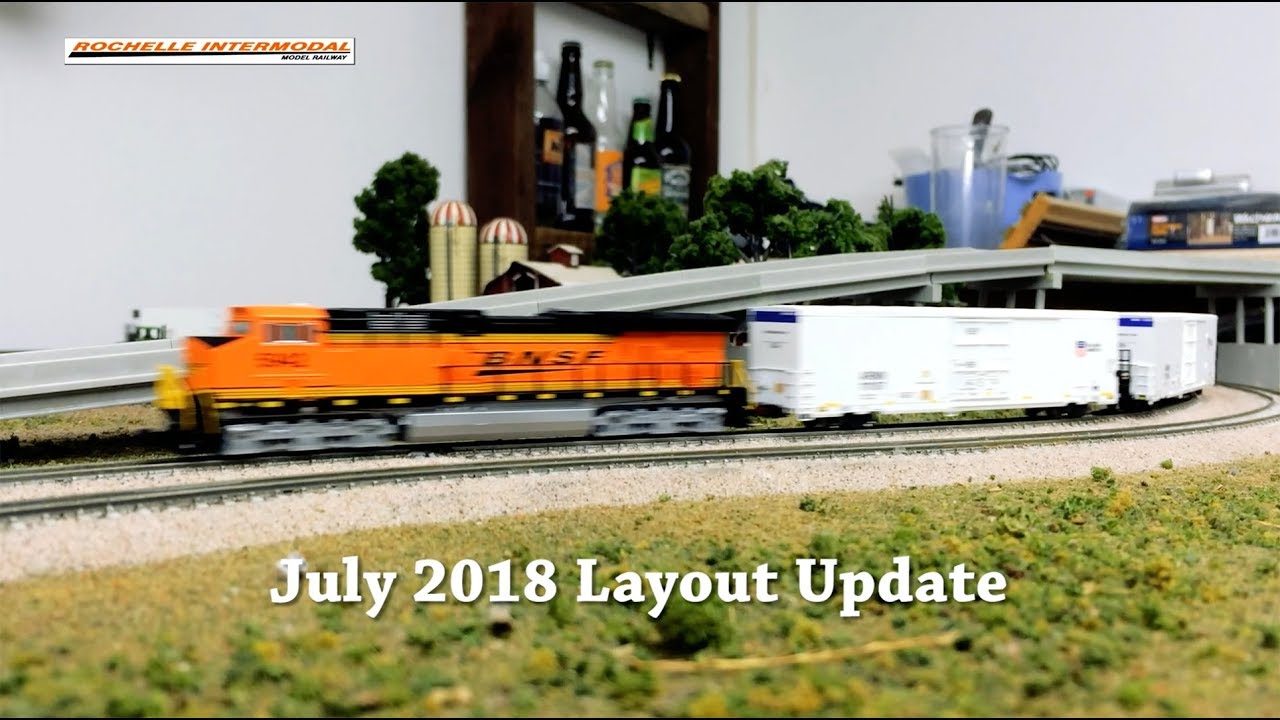 Rochelle Intermodal N Scale Layout July 2018 Update