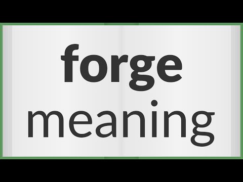 Forge | meaning of Forge