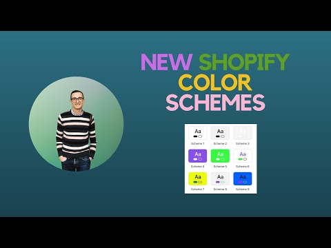 Shopify - New Color Schemes for your store sections.