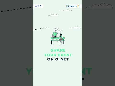 Attract your target audience by posting your events on O-Net