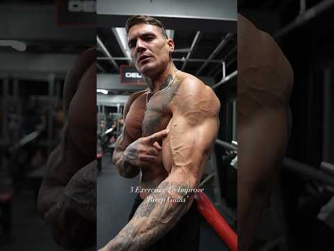 Improve your ‘Bicep Gains’ with these 3 exercises & tips💪#biceps #bodybuilding