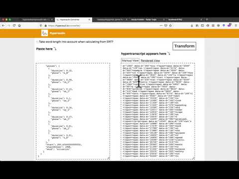Create your own interactive transcript – EFL Notes