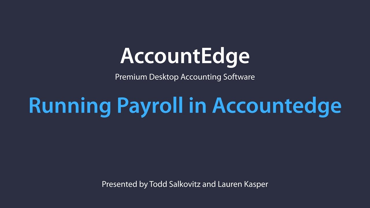 Payroll Webinar - December 7, 2016