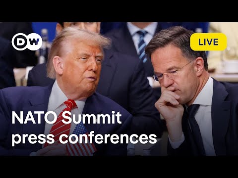 NATO Summit press conferences by Rutte, Merz and Trump | DW News