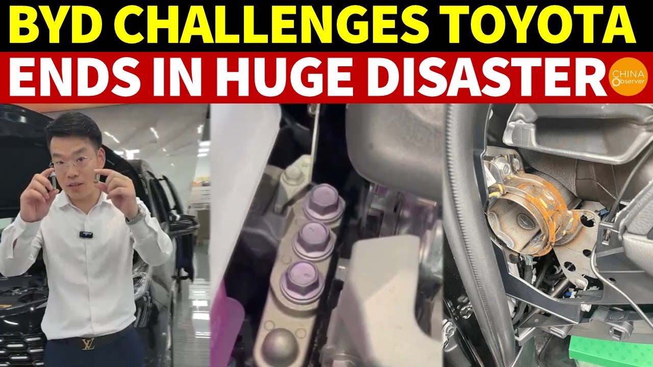 BYD Challenges Toyota, Ends in HUGE Disaster! Claims Japan Follows It ...