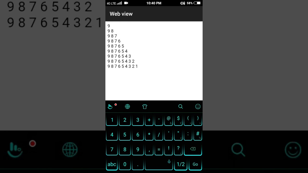 Print triangle in javascript using for loop || Nested for loop || By user input  #javascript