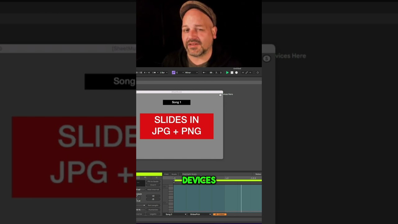 Lyrics & Slides in Ableton Live? This MaxforLive Device Makes it EASY! #shorts