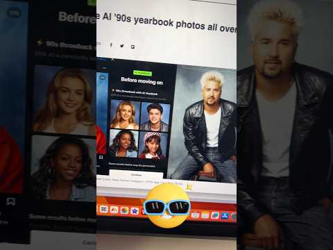 90s Yearbook Photos Trend: How To Use AI App 🤖😅 Epik App #AI #90s #90sYearbook #marketing