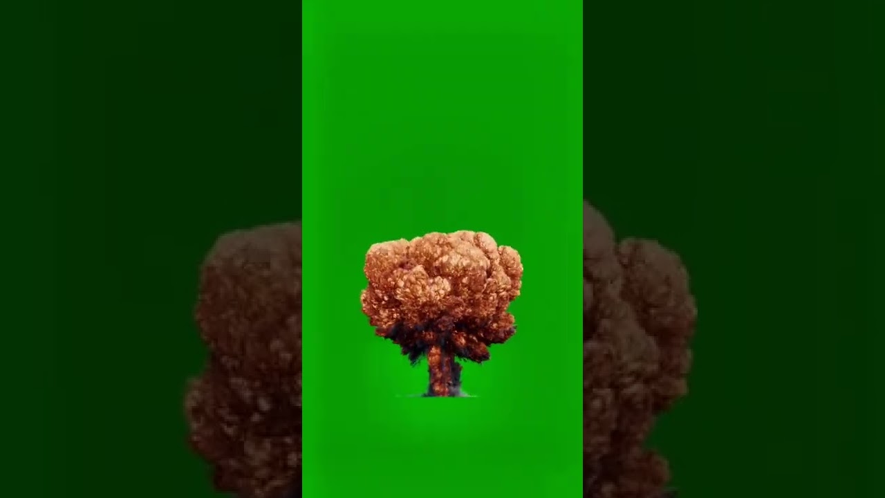 explosion green screen material