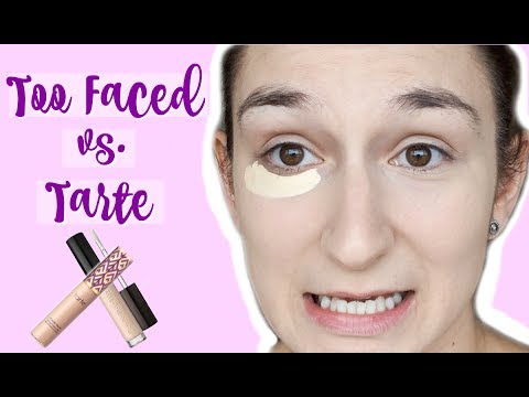BORN THIS WAY VS. SHAPE TAPE CONCEALER // Too Faced vs. Tarte