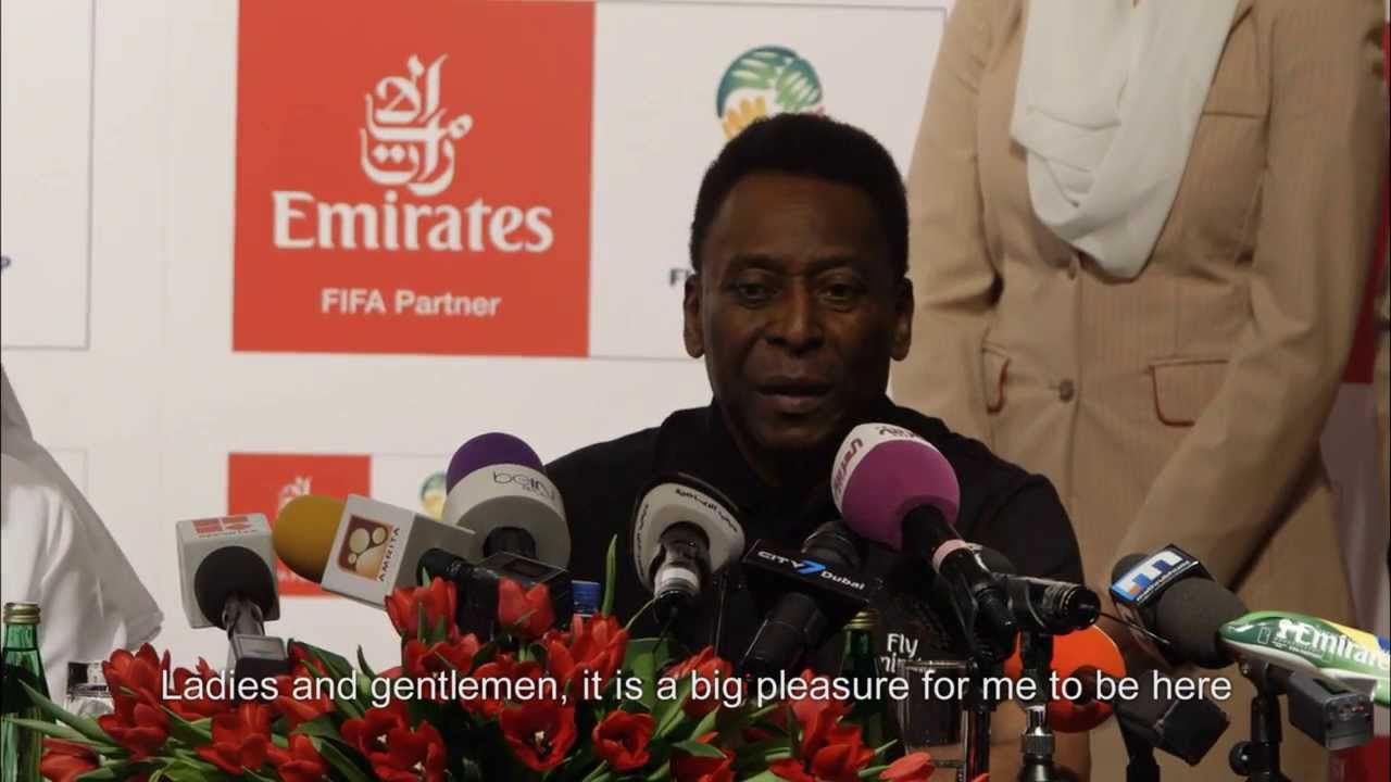 FIFA World Cup 2014: Emirates Global Ambassador, Pele tours Dubai ...