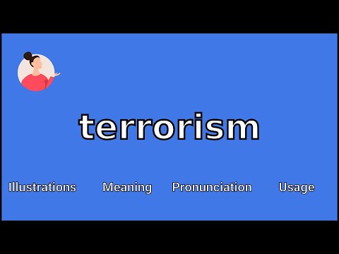TERRORISM - Meaning and Pronunciation