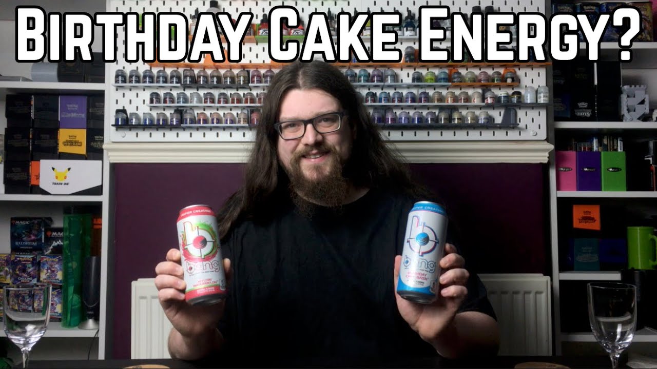 Bang Energy Birthday Cake Bash and Wyldin Watermelon 300mg Caffeine Imported Energy Drink Review