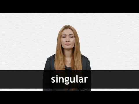 SINGULAR definition and meaning | Collins English Dictionary