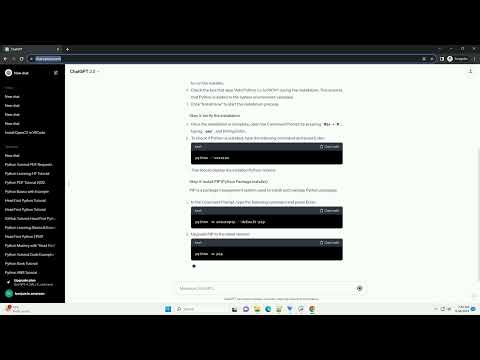 how to install python using cmd in windows