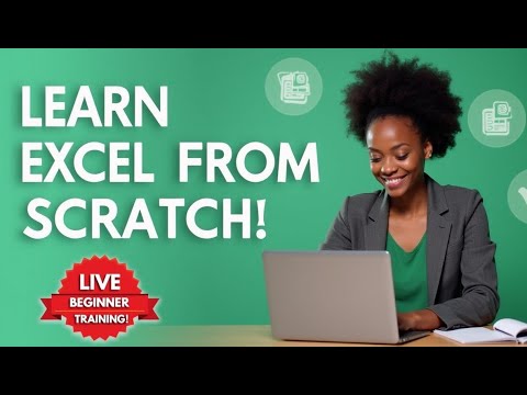 LIVE: Learn Microsoft Excel from Scratch for Data Analysis | Beginner Excel Tutorial (Step-by-Step)