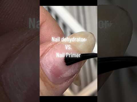 Difference between Nail primer and Nail dehydrator.