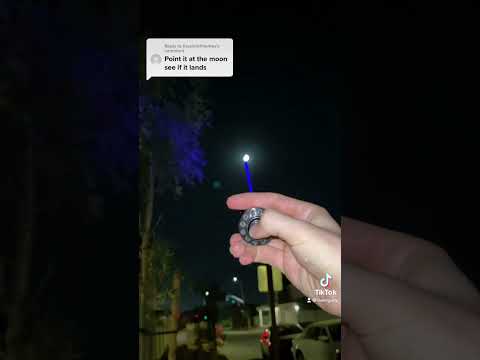 Laser at the moon