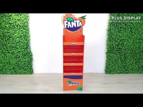 Custom Cardboard POP UP Display Stand - Just 1-second Assemble! Eye-catching!