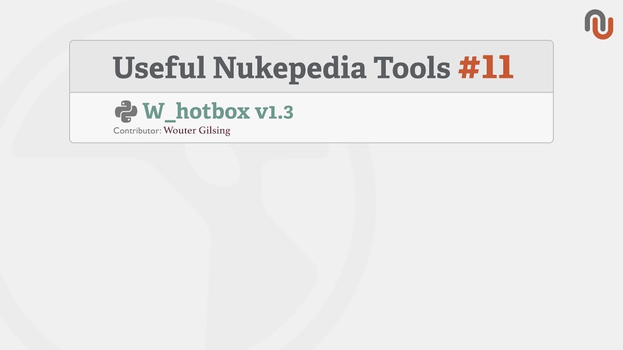 Useful Nukepedia Tools 11