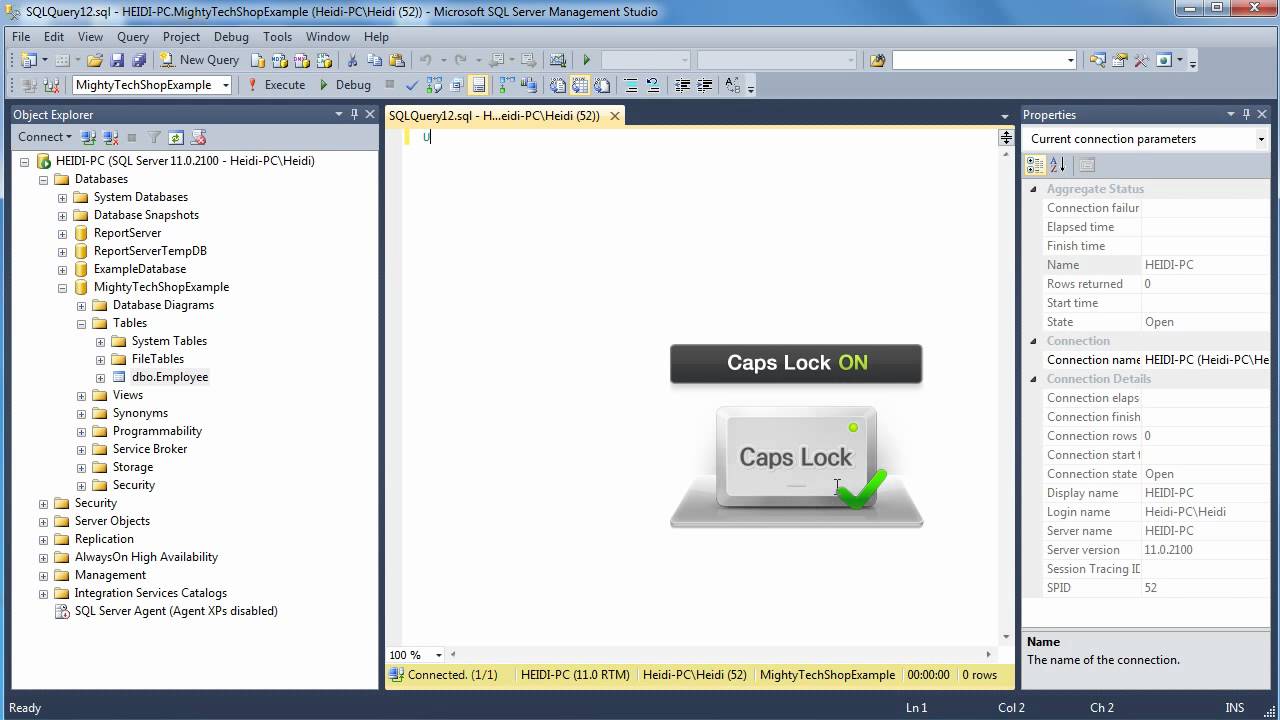 SQL Server:  Insert Data Into Table