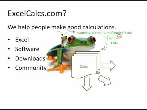 The ExcelCalcs.com Website