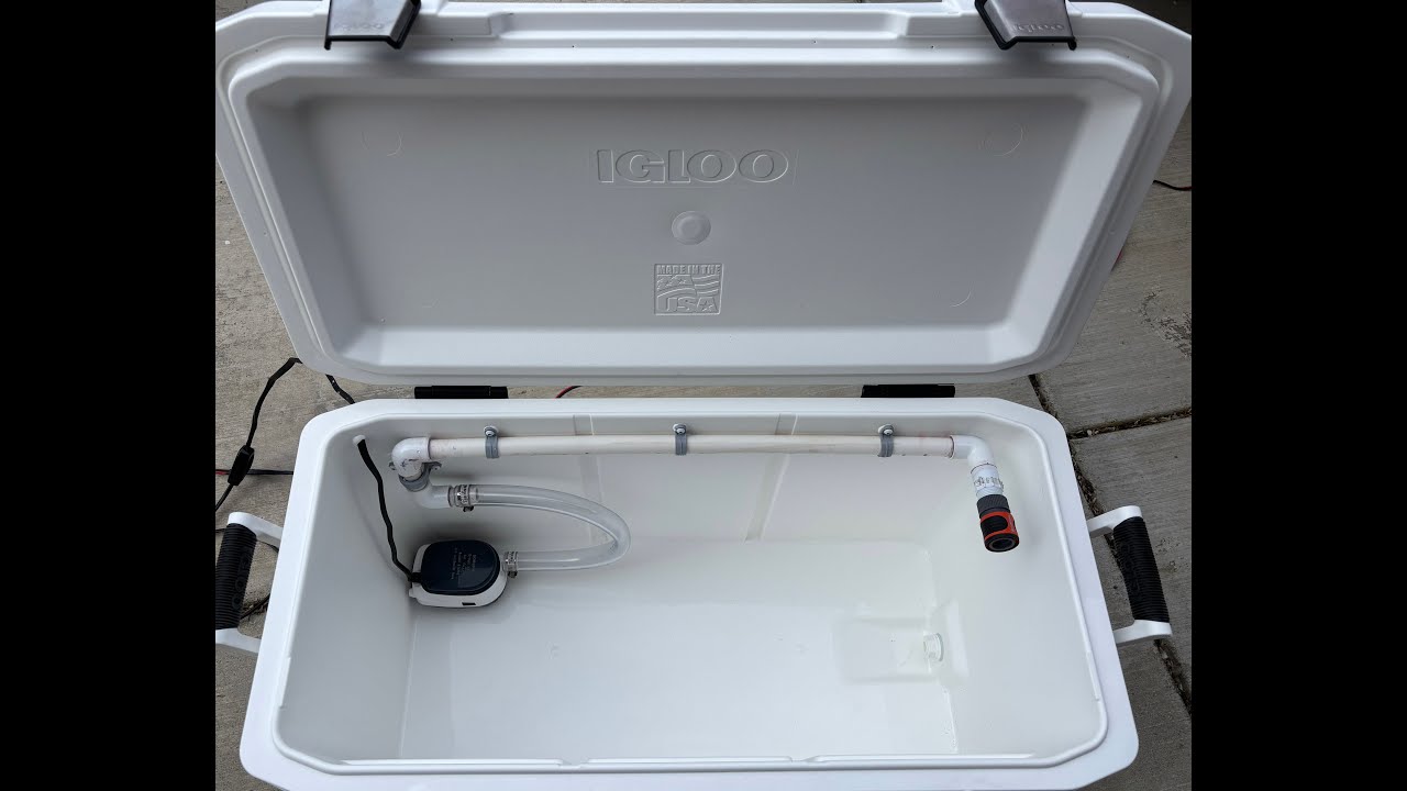 DIY 120qt. Cooler Livewell