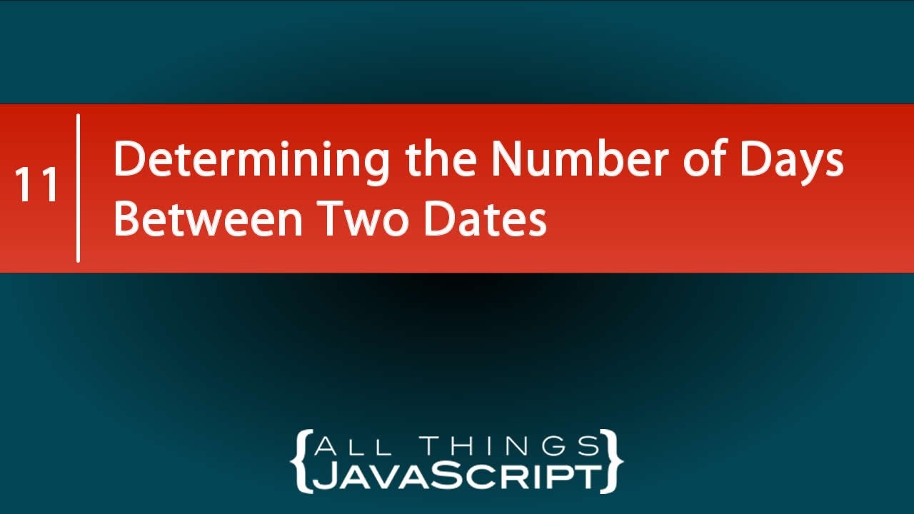 Determining the Number of Days Between Two Dates